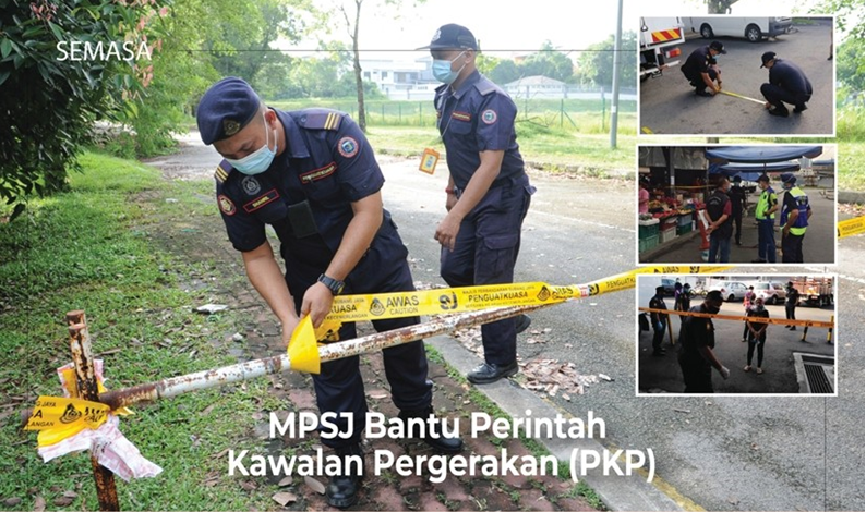 MPSJ Bantu Perintah Kawalan Pergerakan | Majlis Bandaraya Subang Jaya