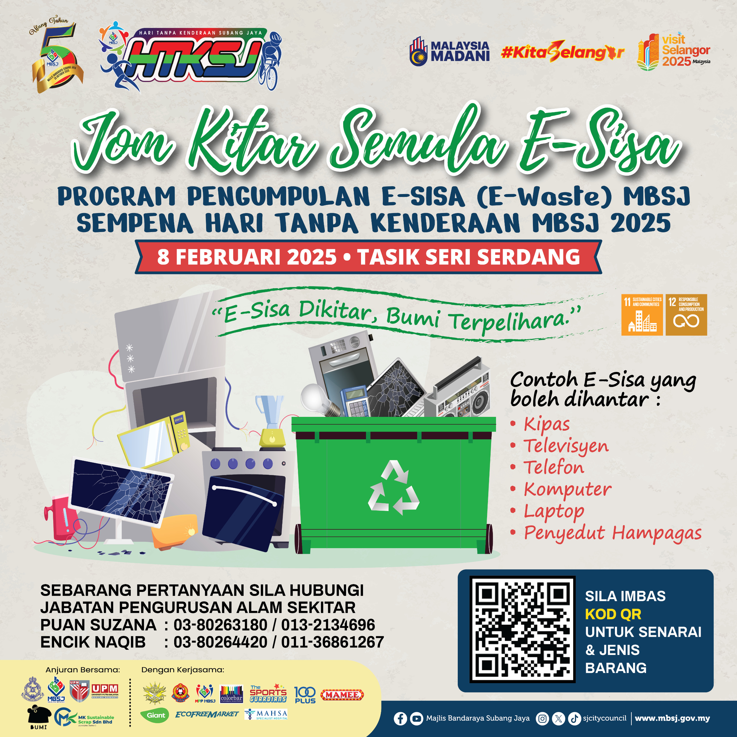JOM KITAR SEMULA E-SISA #HTKSJ2025! | Majlis Bandaraya Subang Jaya