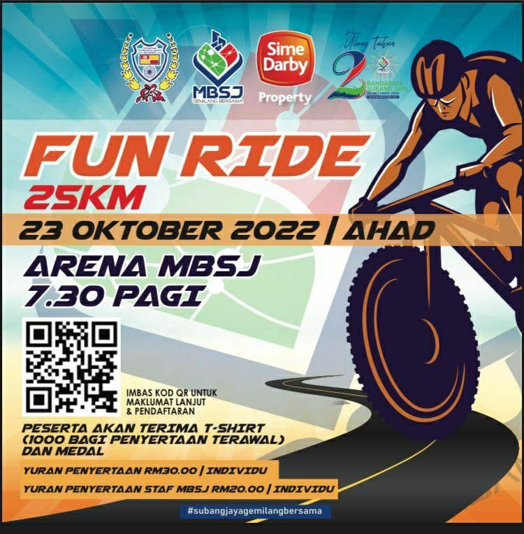 Fun Ride (25KM) (Basikal) | Majlis Bandaraya Subang Jaya