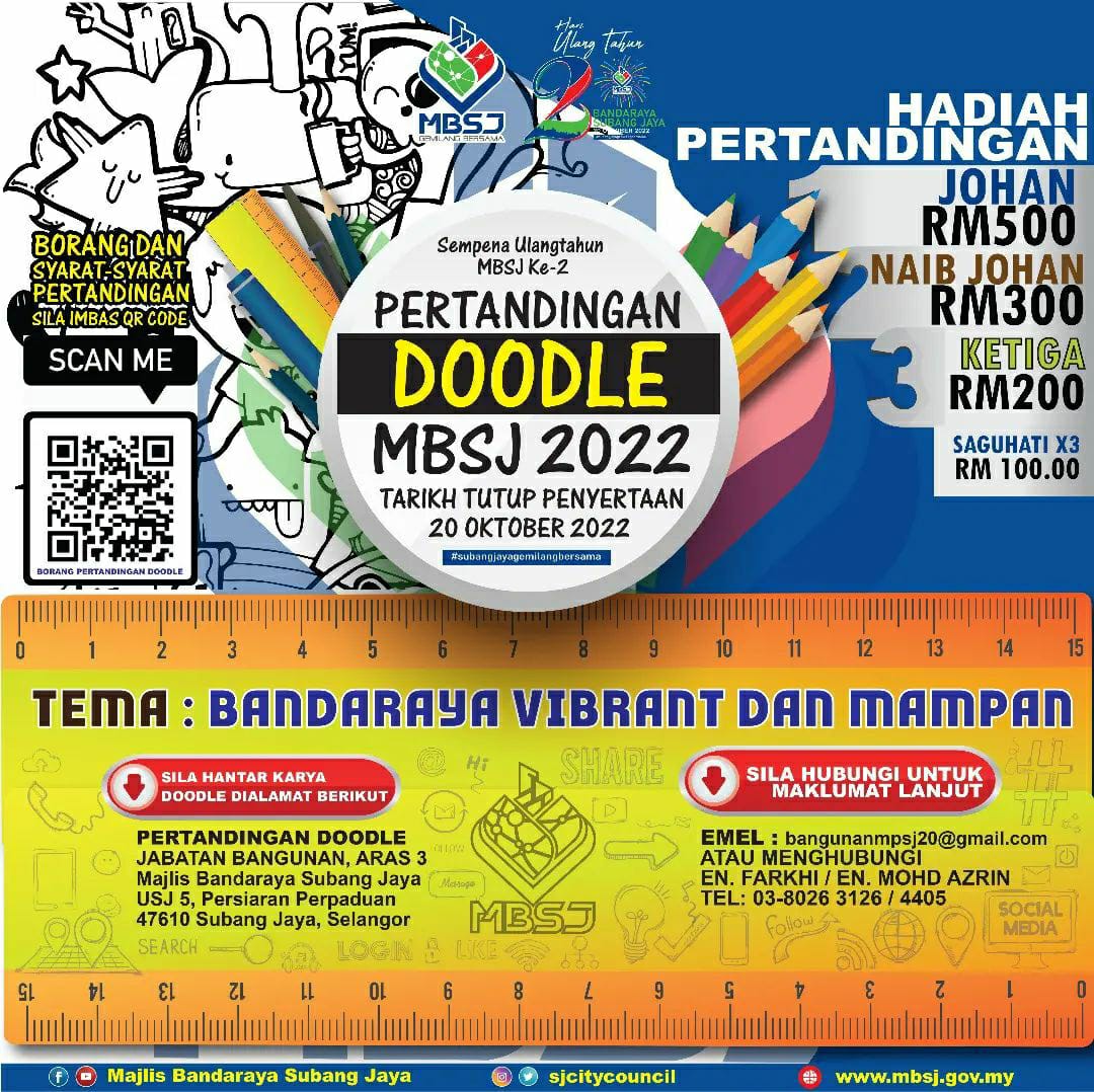 Pertandingan Melukis, Mewarna & Doodle Art Tema : Flora, Fauna & Infra ...
