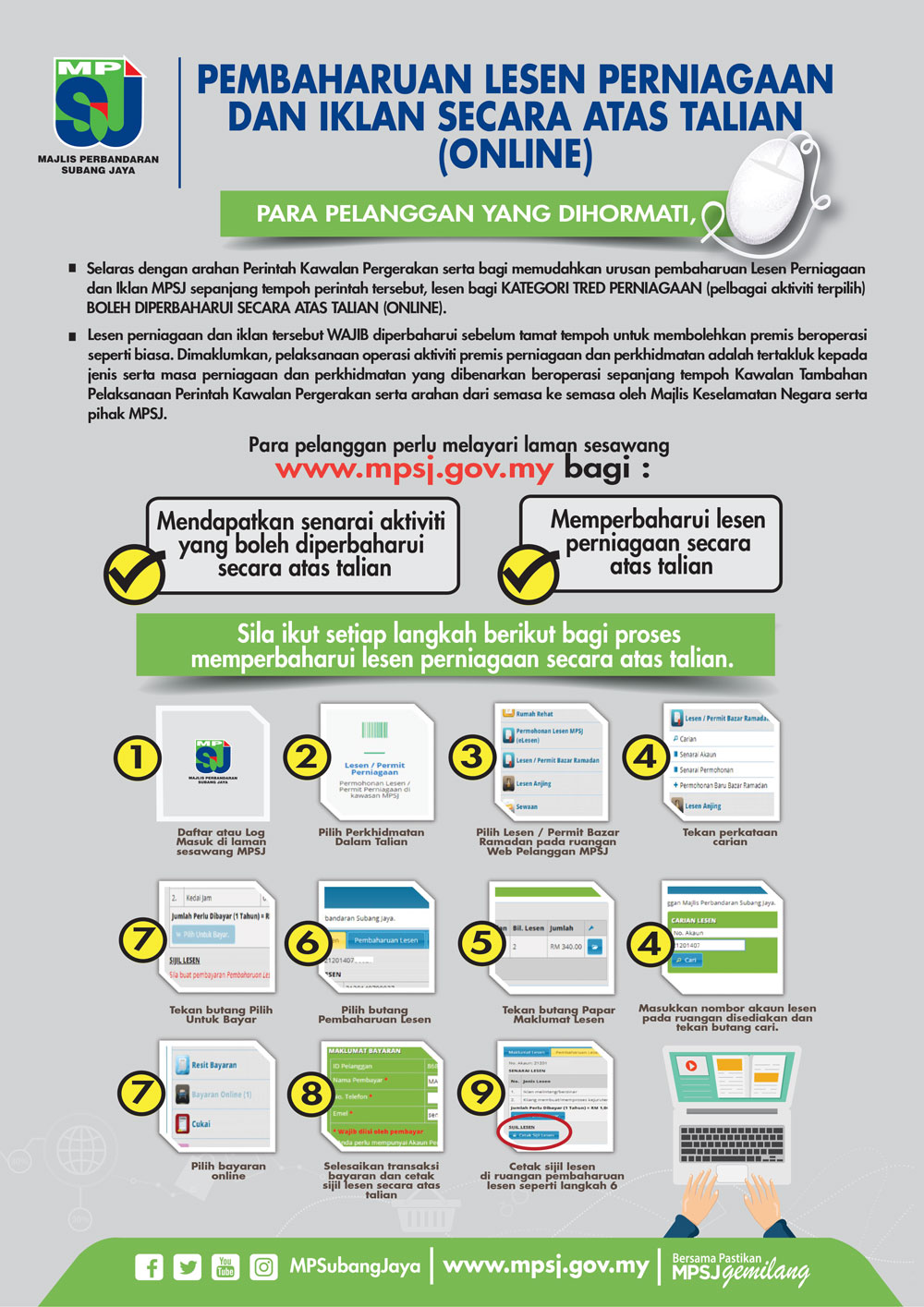 Pembaharuan Lesen Perniagaan Dan Iklan Secara Atas Talian (Online ...